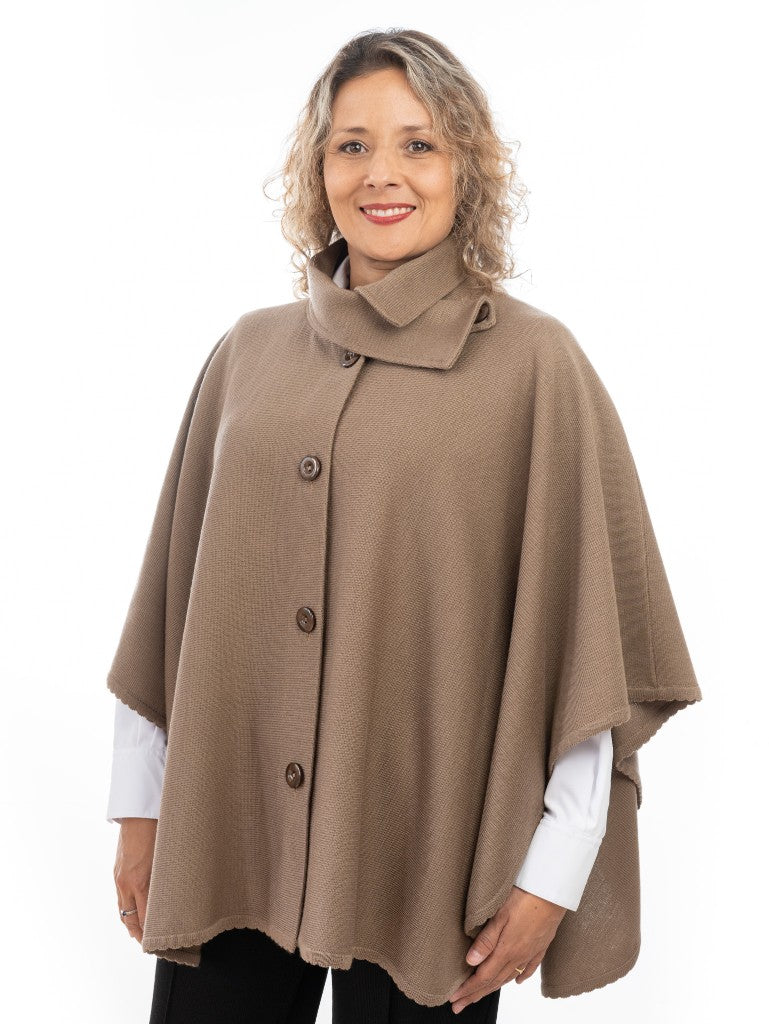 Ruana para Mujer Tejida Tipo Capa Elegante - Rosita – Tejidos Casadiego